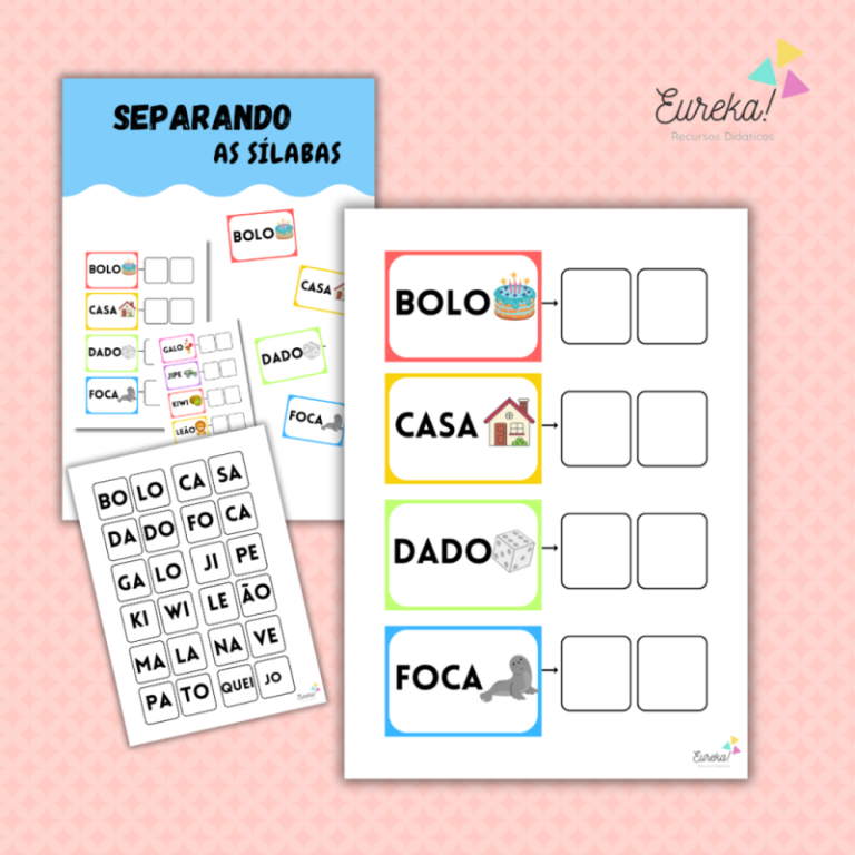 Separando as Sílabas – Eureka Recursos Didáticos